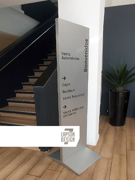 Tótem informativo señalética – Lapsondesign